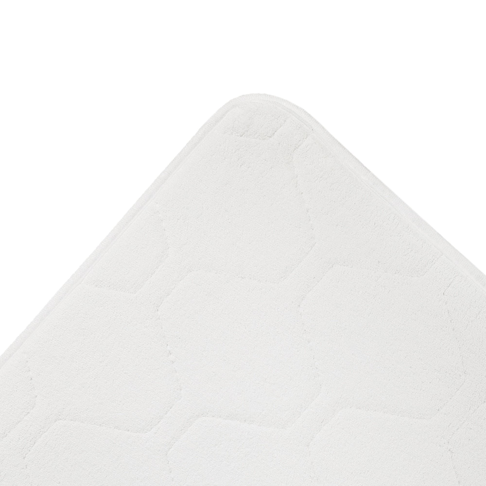Capacho tapete para Banheiro Quarto lavabo super soft Touch branco - Jetex